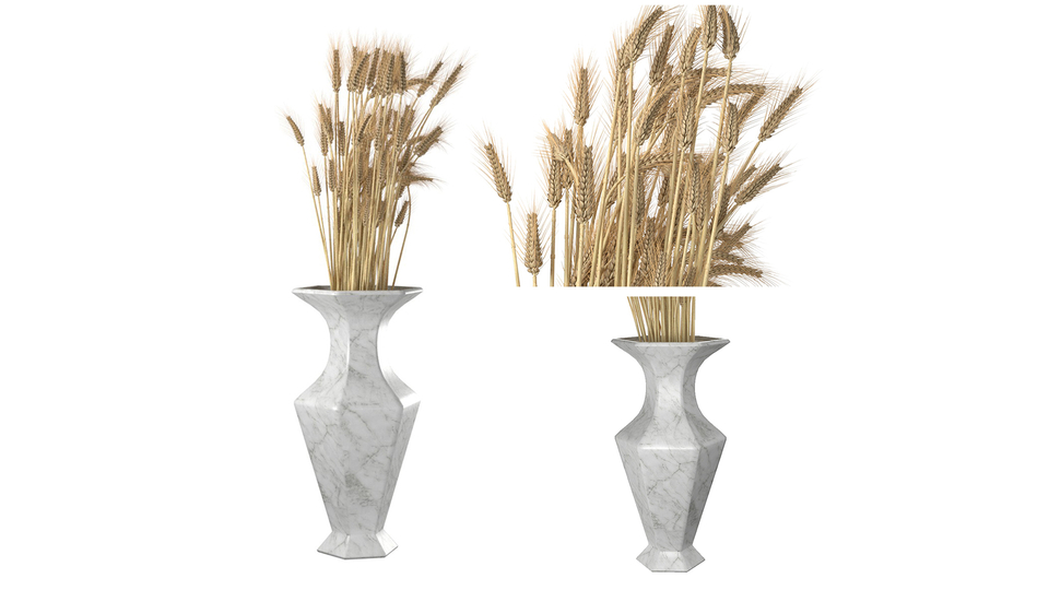 Wheat vase 4