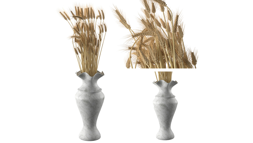 Wheat vase 5