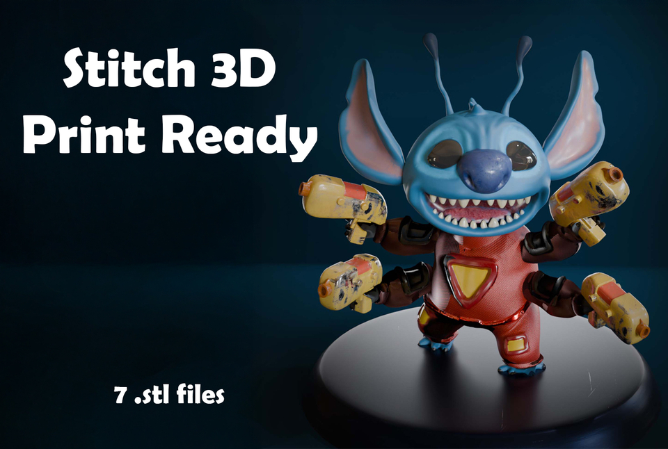 Stitch 3D Print Ready