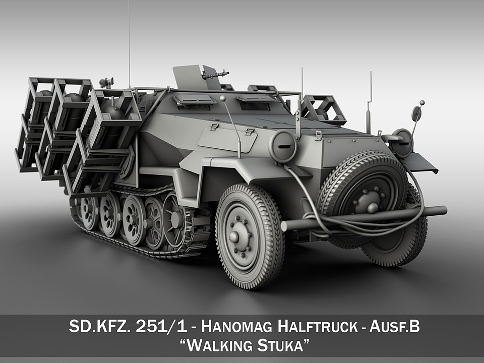 SD.KFZ 251/1 Ausf.B - Ground Stuka