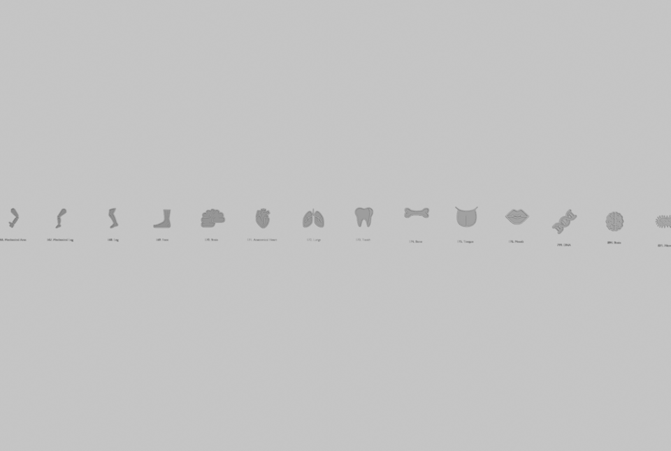 🧬 Body & Biology Emoji Pack – 3D Printable (16 Unique Emojis)