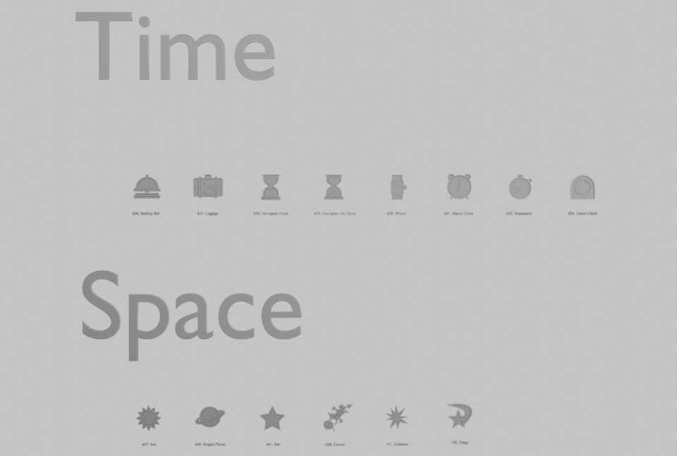 🌌 Space & Time Emoji Pack – 3D Printable (14 Unique Emojis)