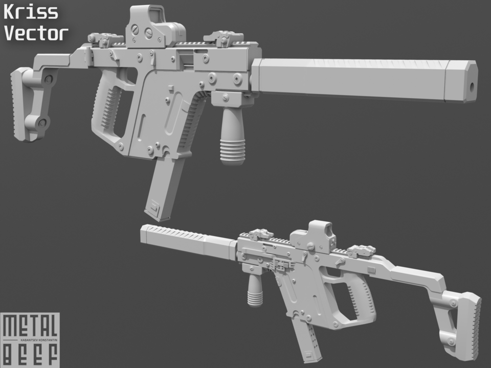 Kriss Vector for 6 inch action figures