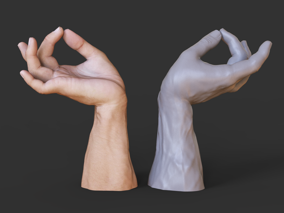 Male Hand Pose - Gesture - 27
