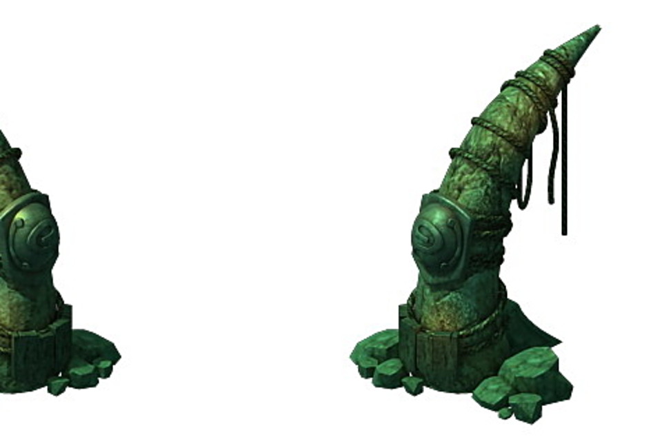 Game model - stone teeth