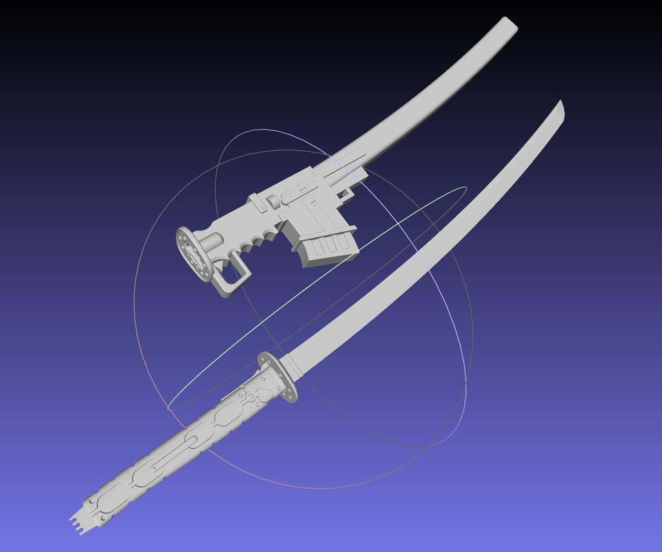 Metal Gear Rising Jetstream Sam Muramasa Sword And Sheath Assembly