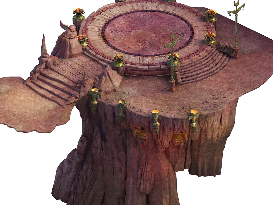 lt on cliff religious altar Kui Zoroastrianism 01