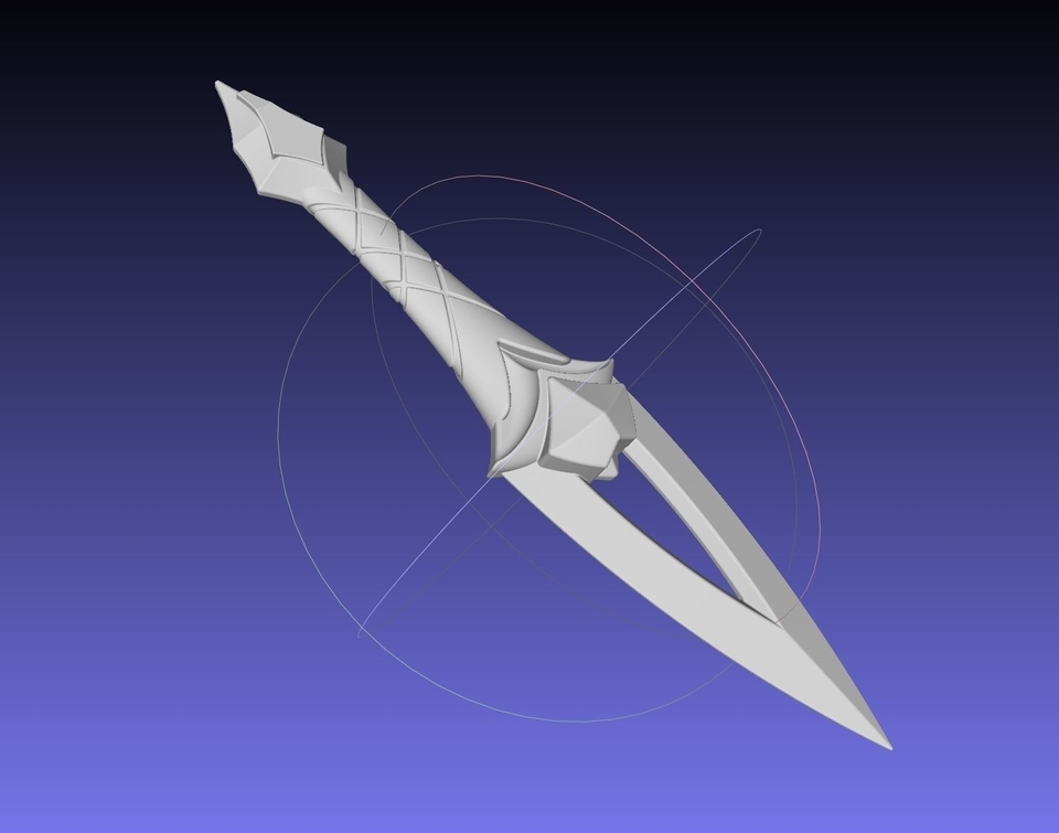 League Of Legends Akali Dagger Basic Printable Model