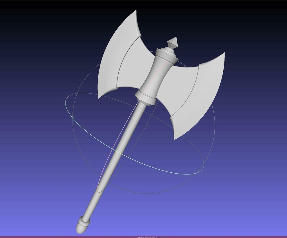 Frieren Eisen Axe Printable Model