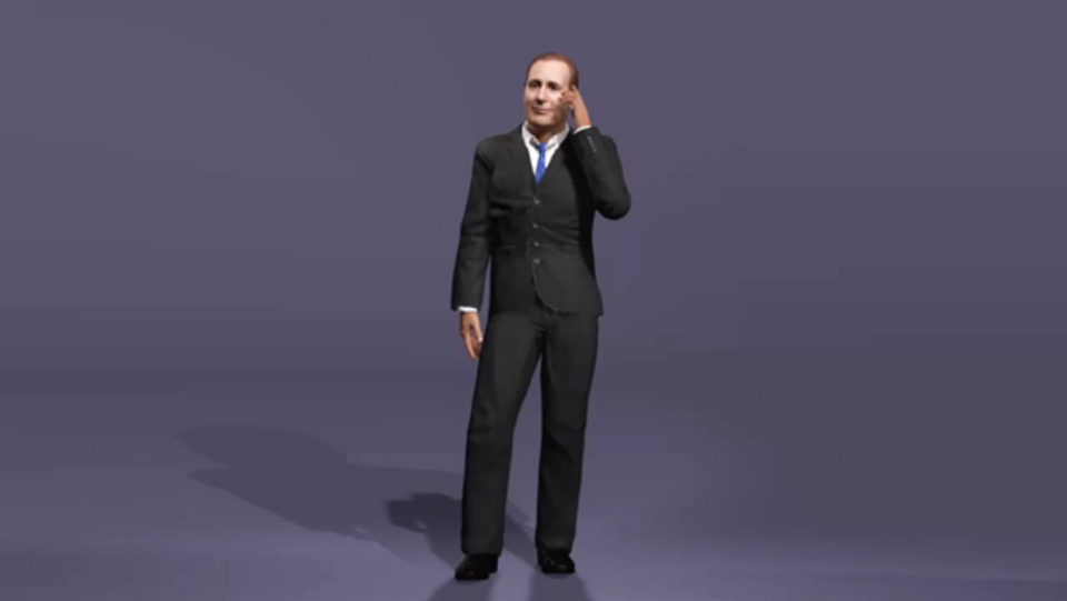 Realistic Better Call Saul Fully Rigged Body meta human 3D model