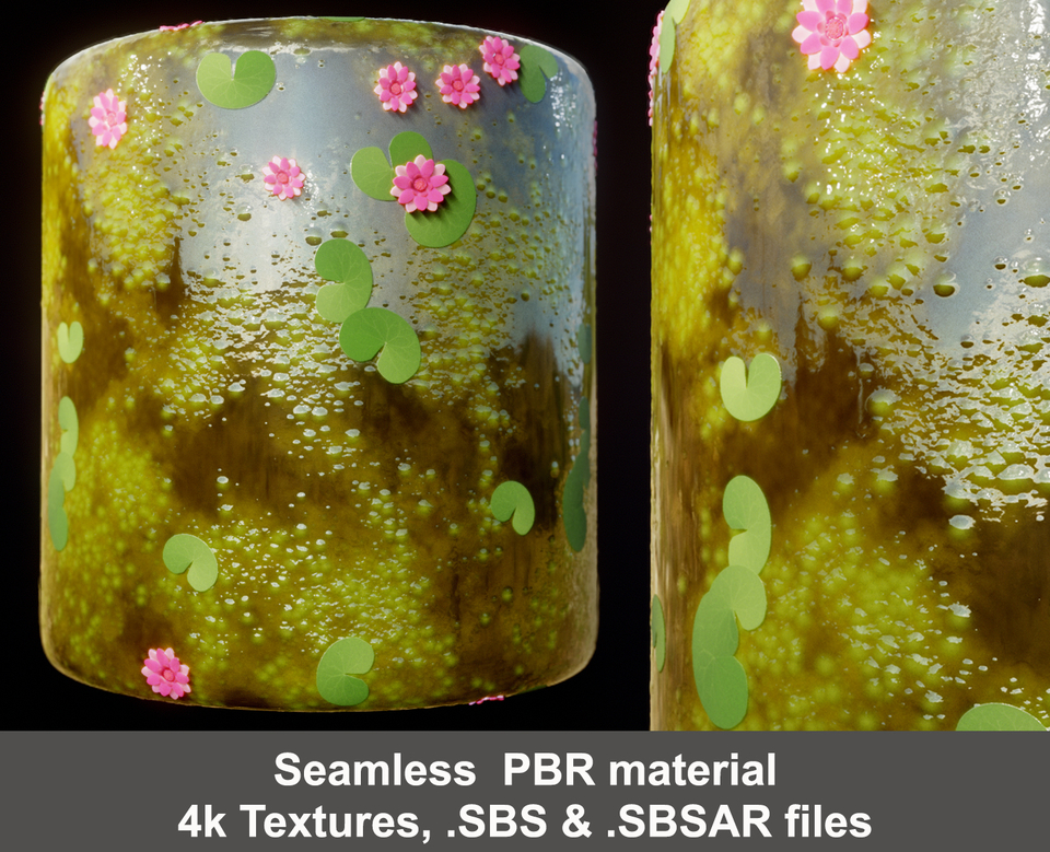 Water Pond Substance Painter Material and Textures