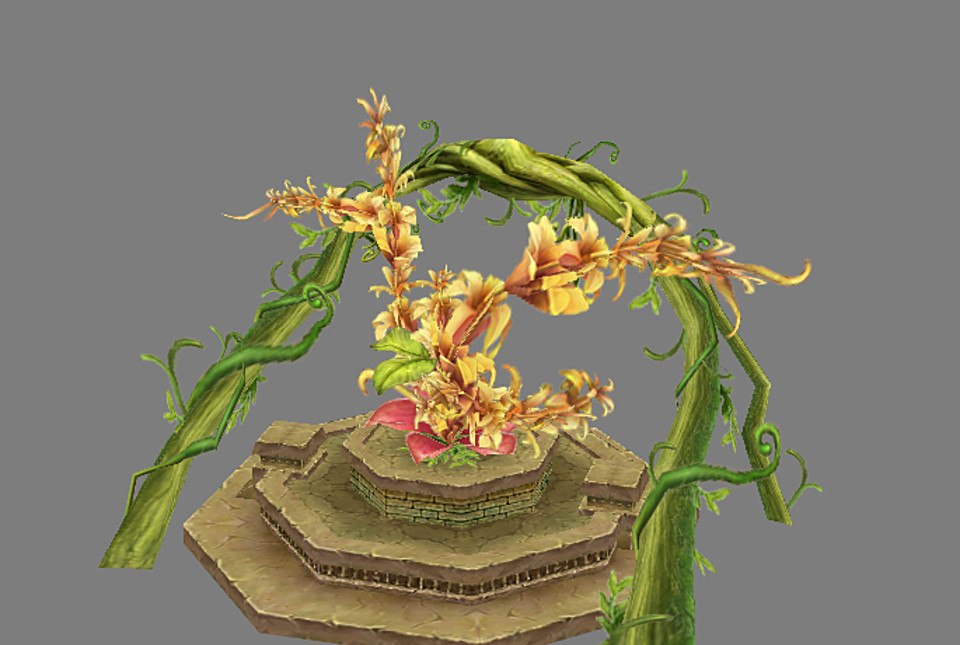 Game Model Arena - a huge plant 01