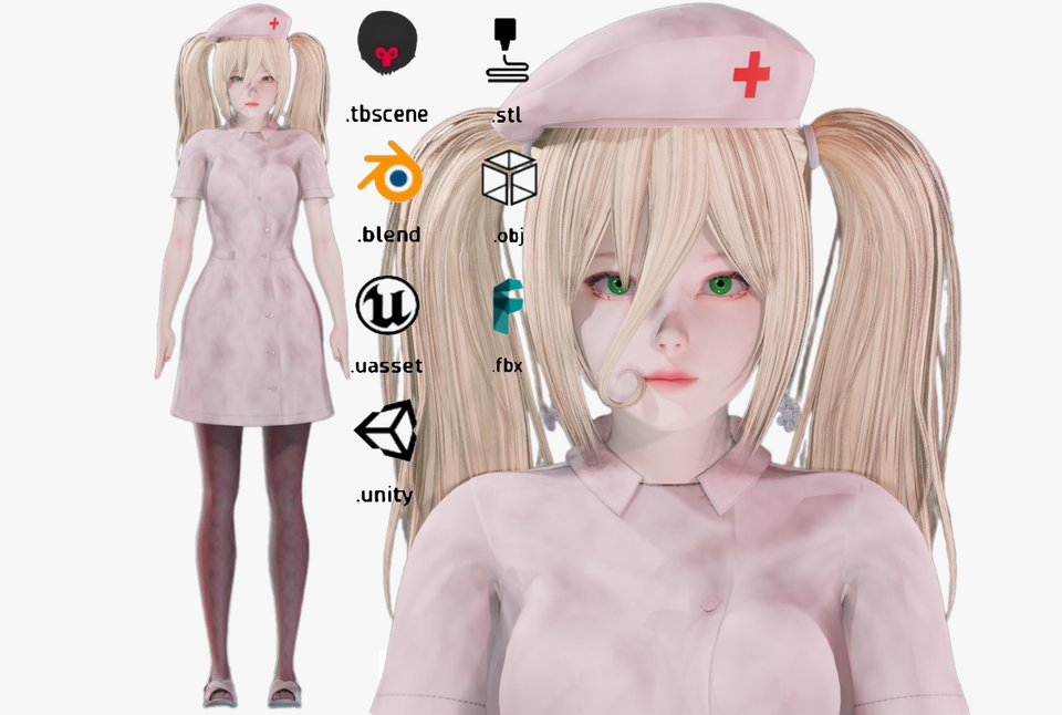 Halloween costume 0002 - Rig - Unreal - Unity - Blender - Animated ...