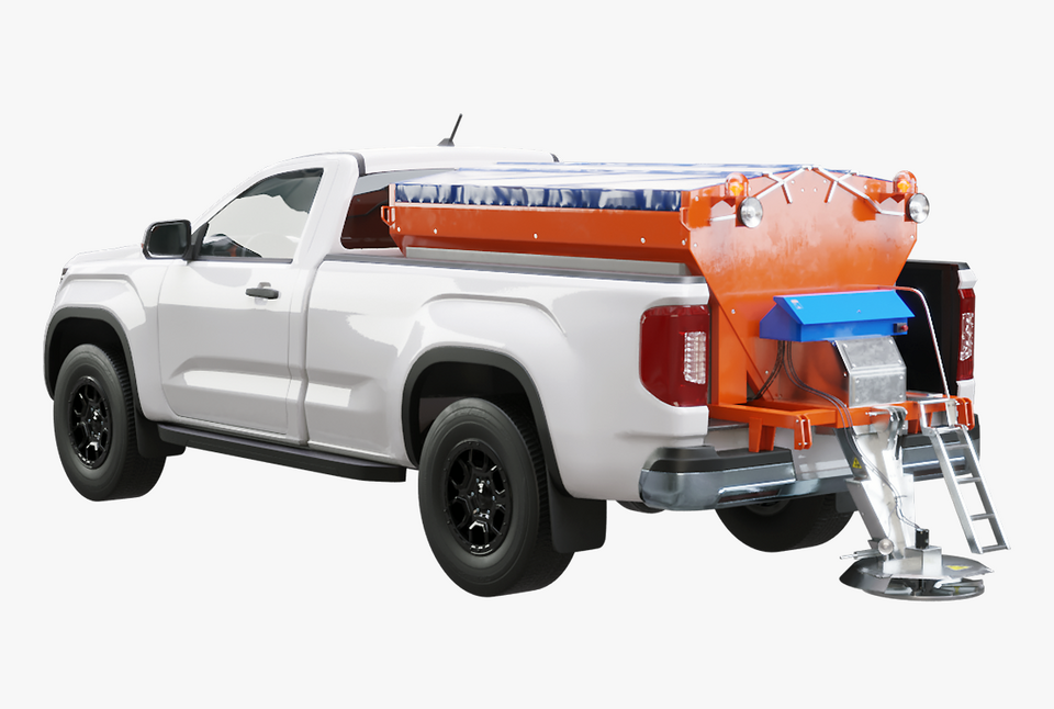 Snow Plow Pickup Truck 3D Model - Winter Service Utility Vehicle with ...