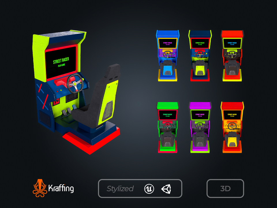 Arcade Car Racing V1 - Game Machine – Game Ready