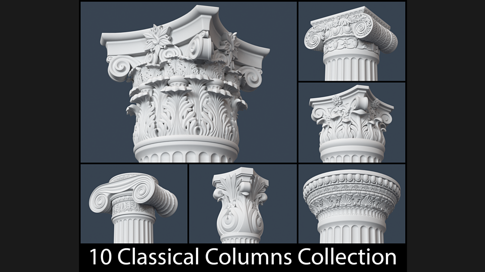 10 Classical Columns Collection