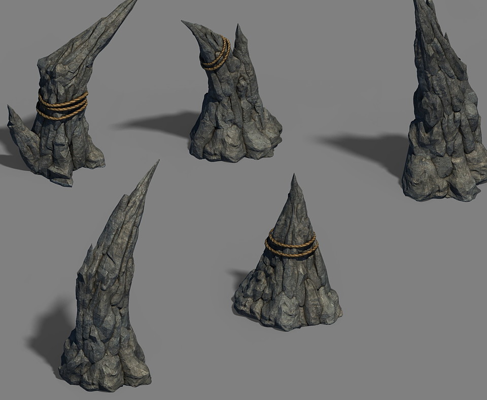 Stone pillar - stone teeth