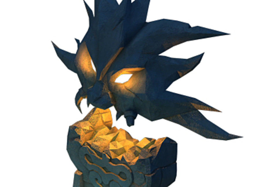 Ghost Candlestick - Stone statue