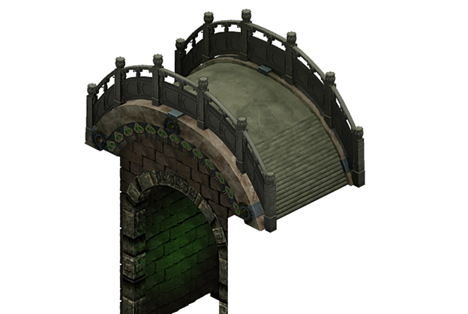 Ghost Gate altar - stone bridge