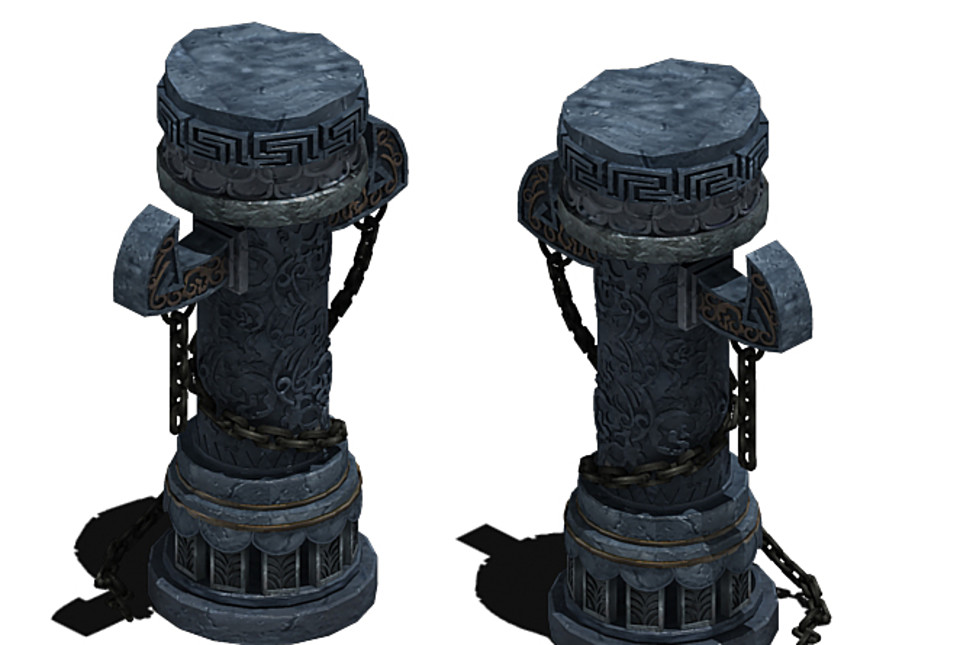 Trapped dragon cave - pillar 01