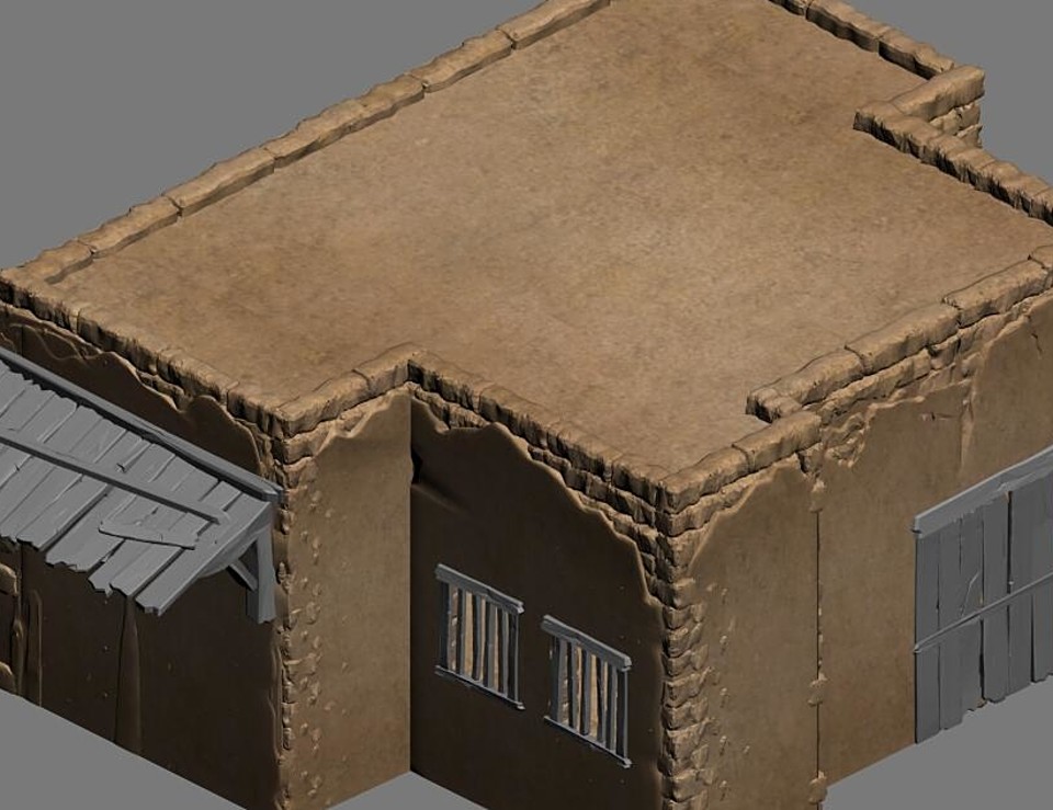 Desert Ancient Battlefield - House 03