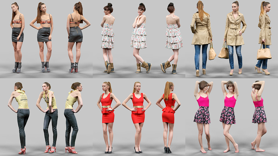 6 Realistic Female Characters Vol. 2