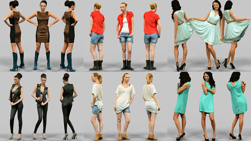 6 Realistic Female Characters Vol. 6