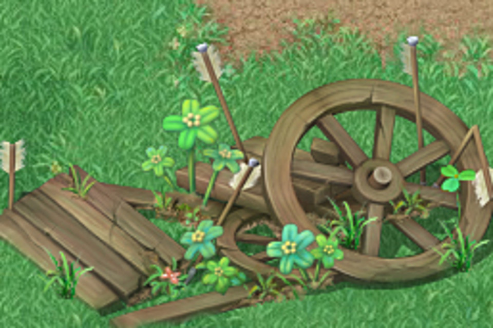 Cartoon version - broken wheels