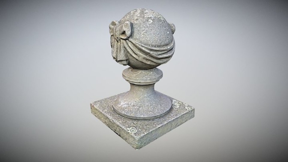 Stone Ball on Pillar