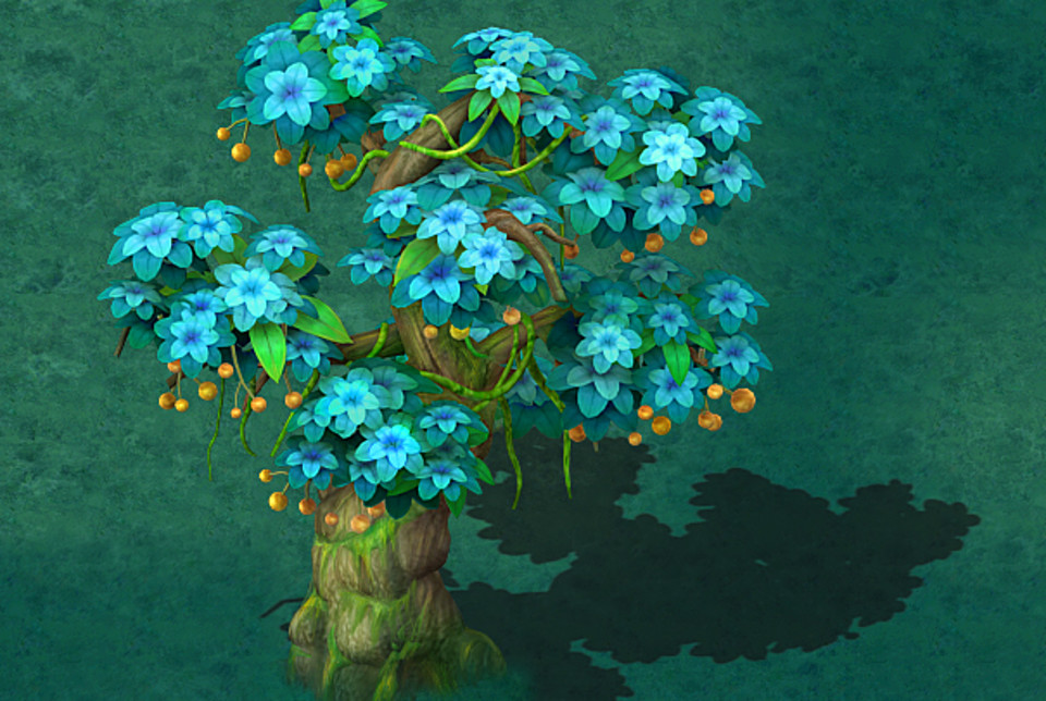 Cartoon version - wonderful fruit tree 01