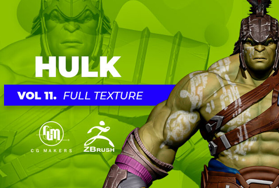 Hulk Vol 11: Texturing and Painting in Zbrush