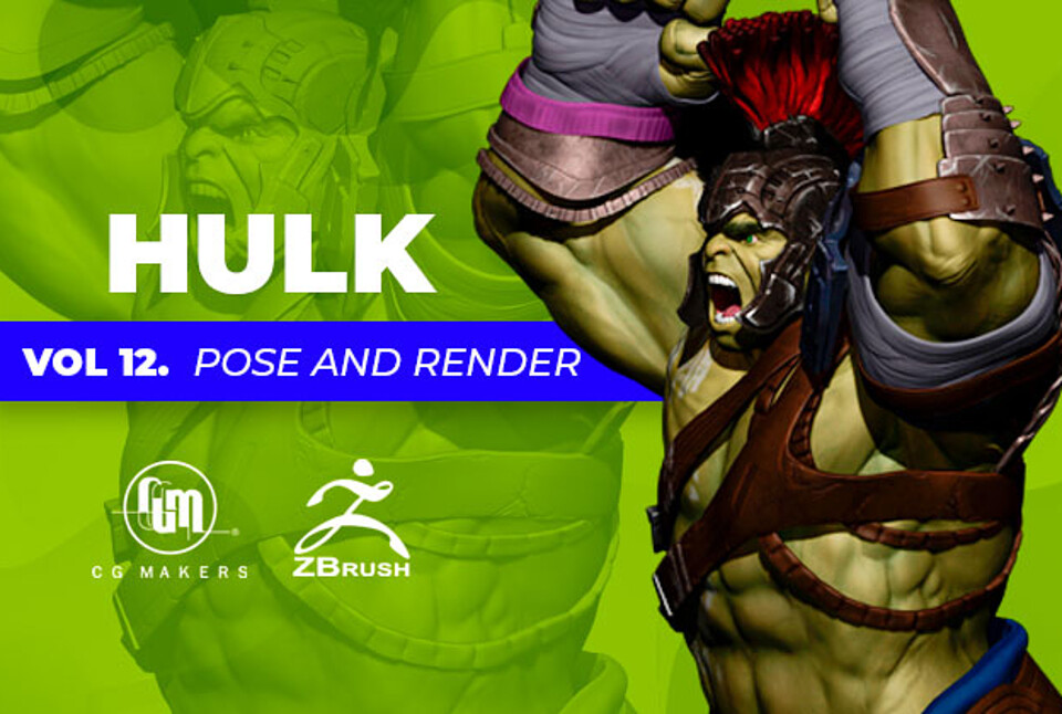 Hulk Vol 12: Pose & Render Full Fight