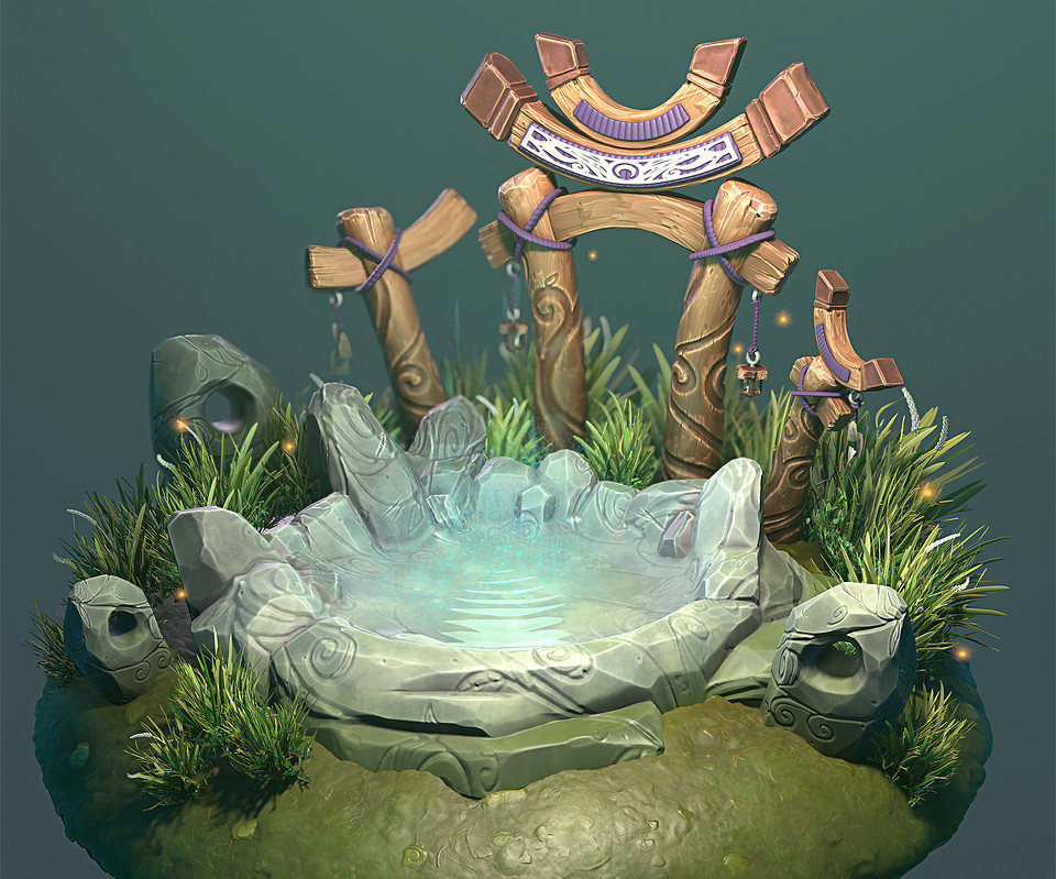 Stylized Forest Shrine - Full Kit