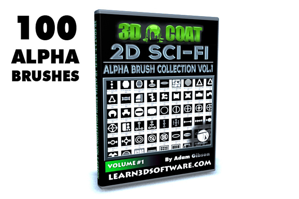 Sci-Fi Alpha Brush Collection- Volume #1