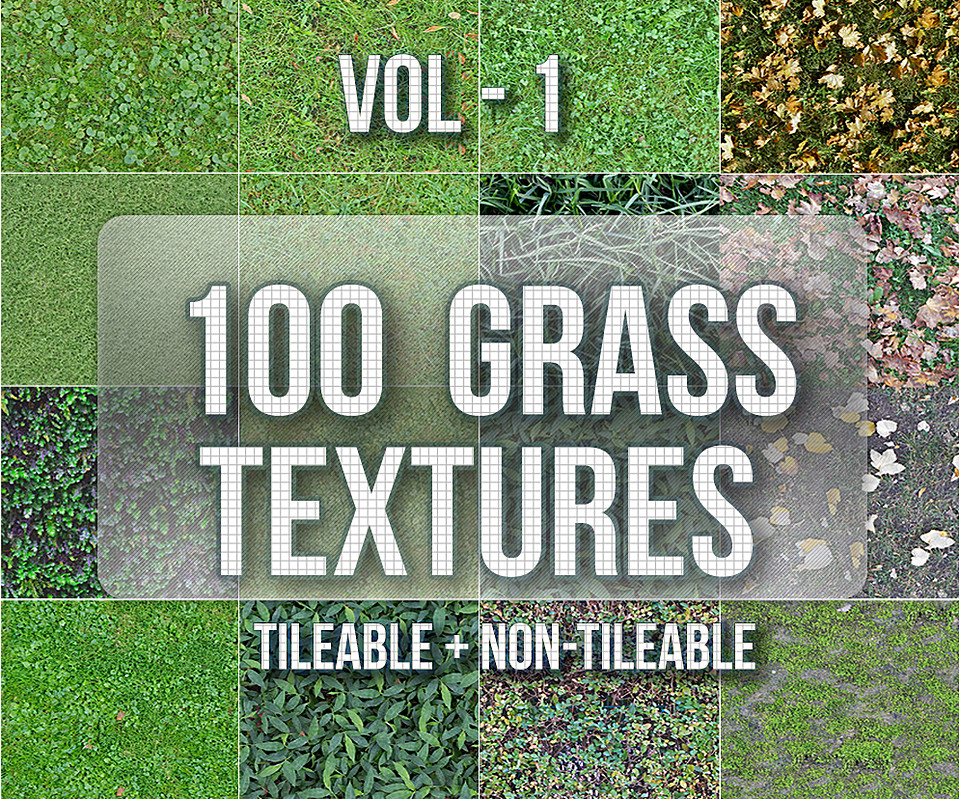 100 Grass Texture Pack VOL-1