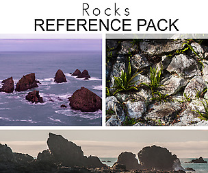Rocks photo reference pack