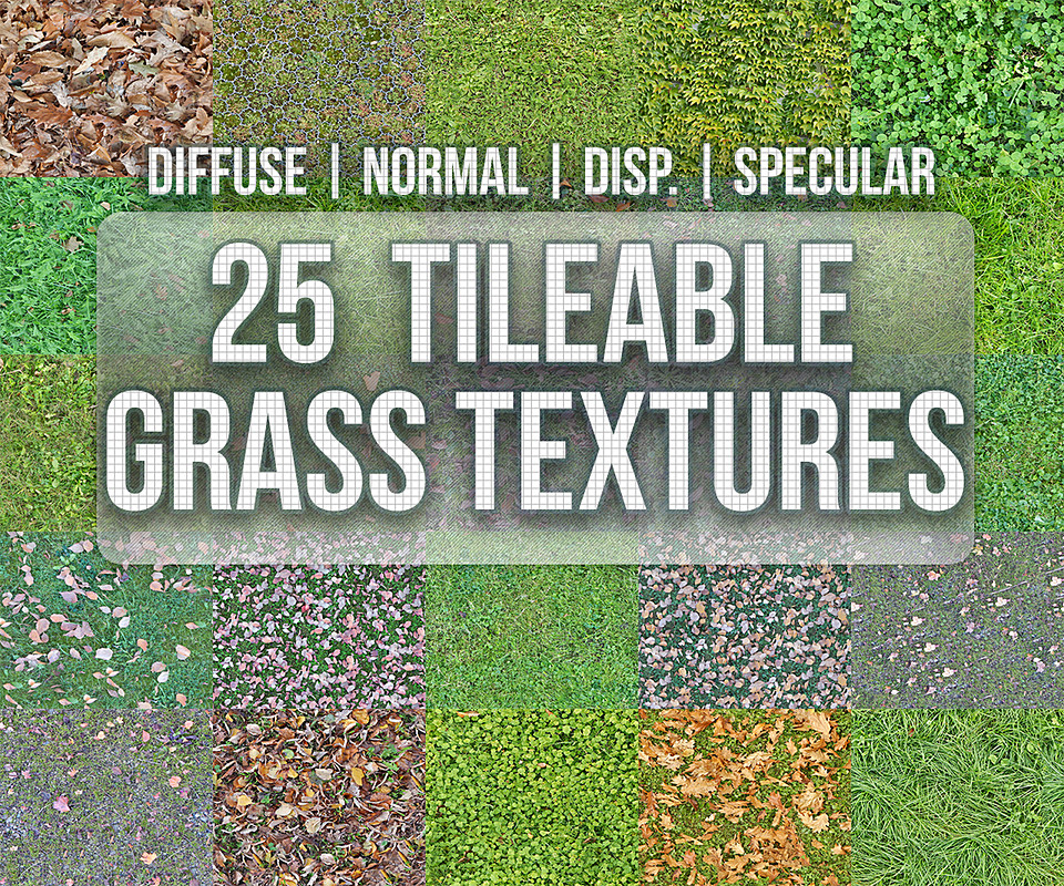 25 Tileable Grass Textures