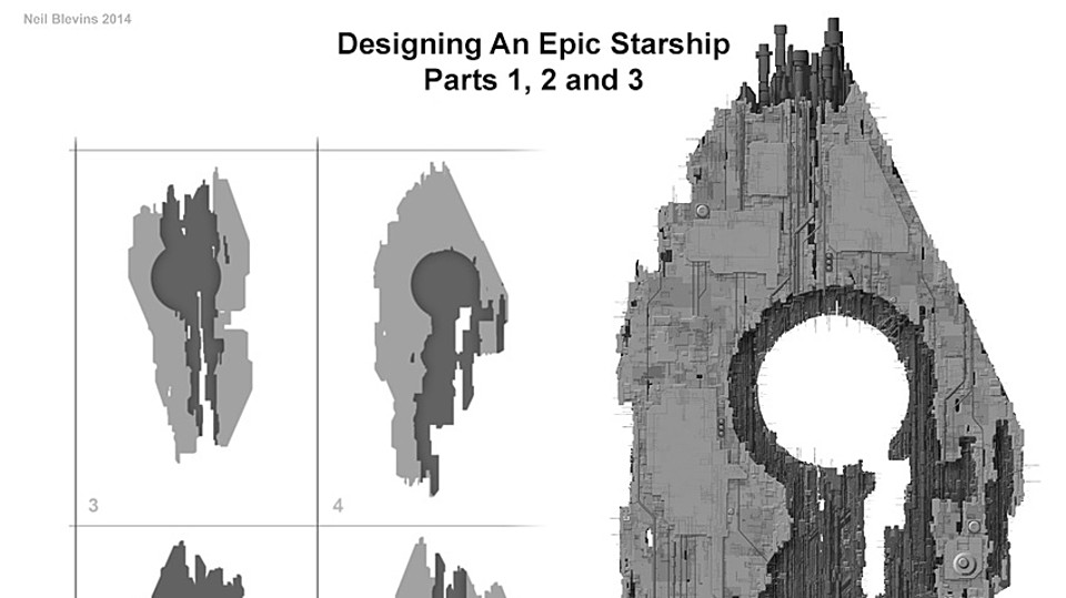 Designing An Epic Starship Parts 1, 2 and 3