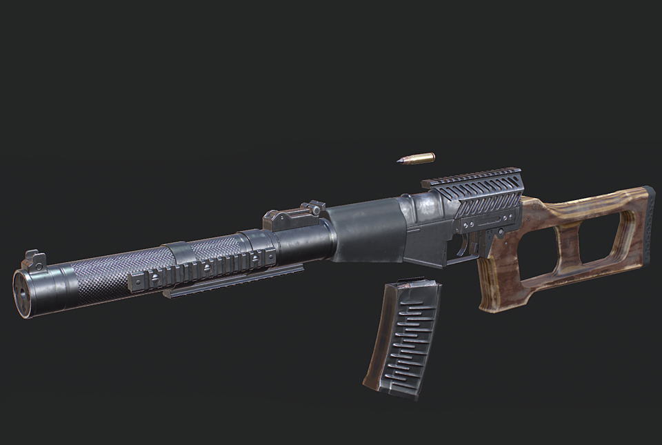 3DRT - Modern firearms HD - VSS Vintorez