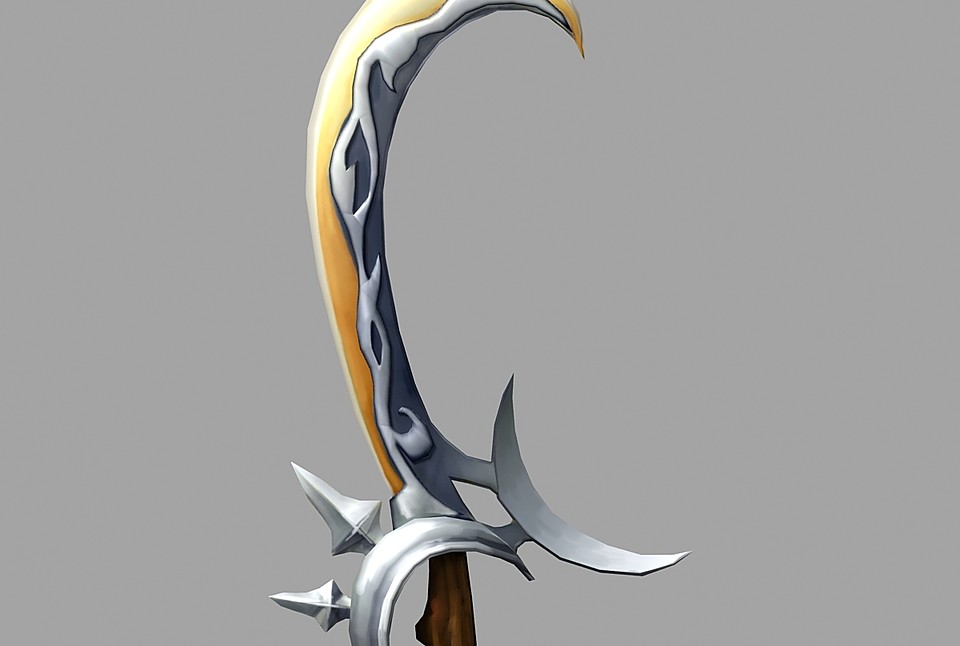 Game character weapon - full moon machete