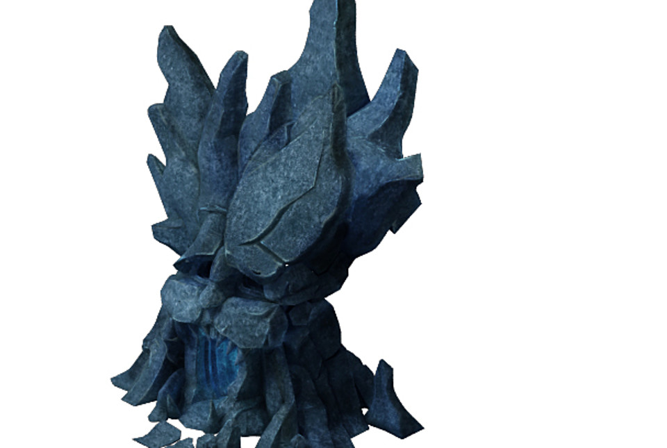 Seabed Stone - Stone Skull 02