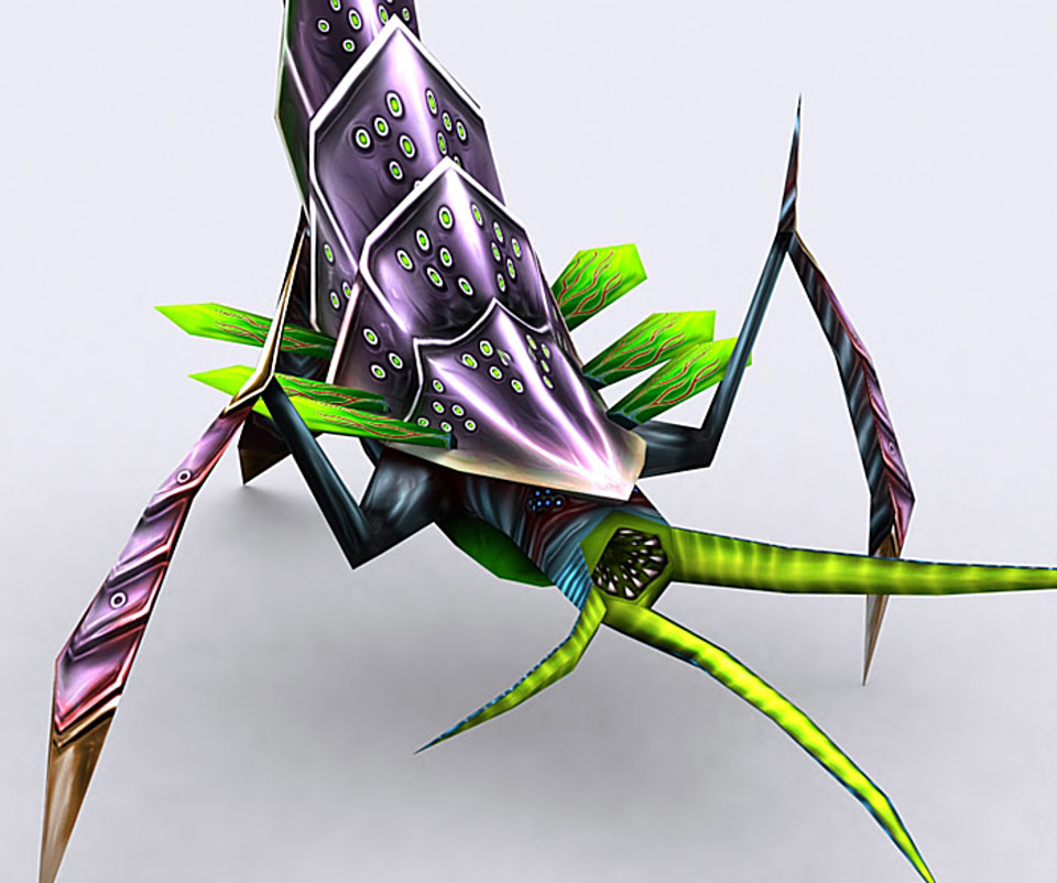 3DRT - Insectoid Monster Boss
