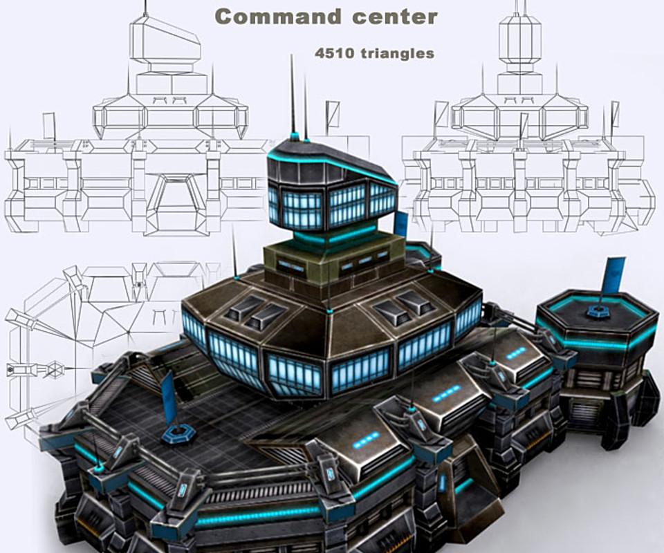 3DRT - Sci-Fi Constructions - Command Center