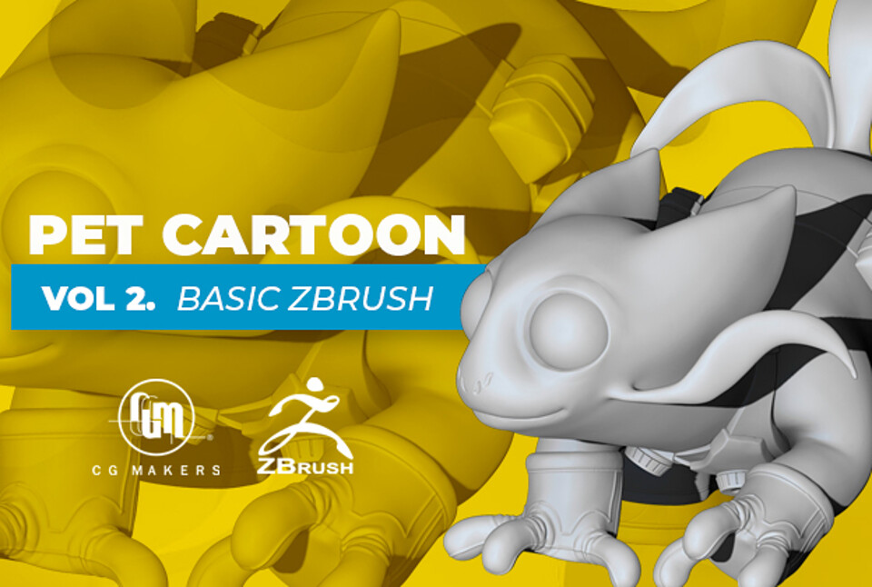 Basic Zbrush Vol 2: Cartoon Modeling