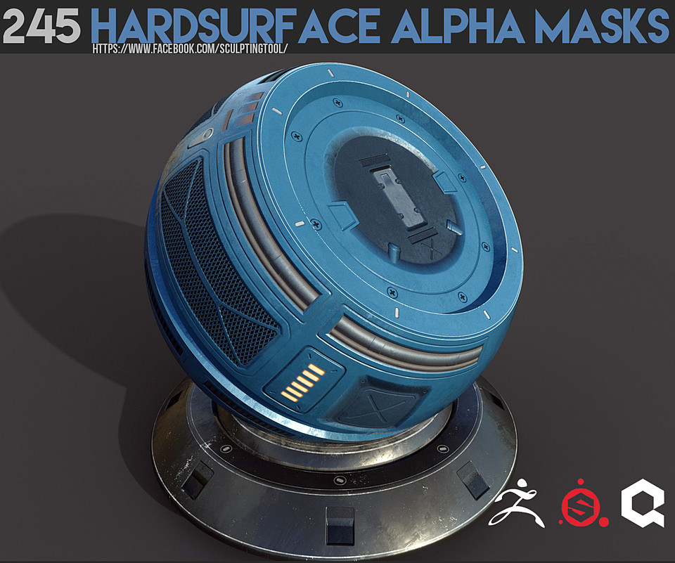 245 Hardsurface alpha masks