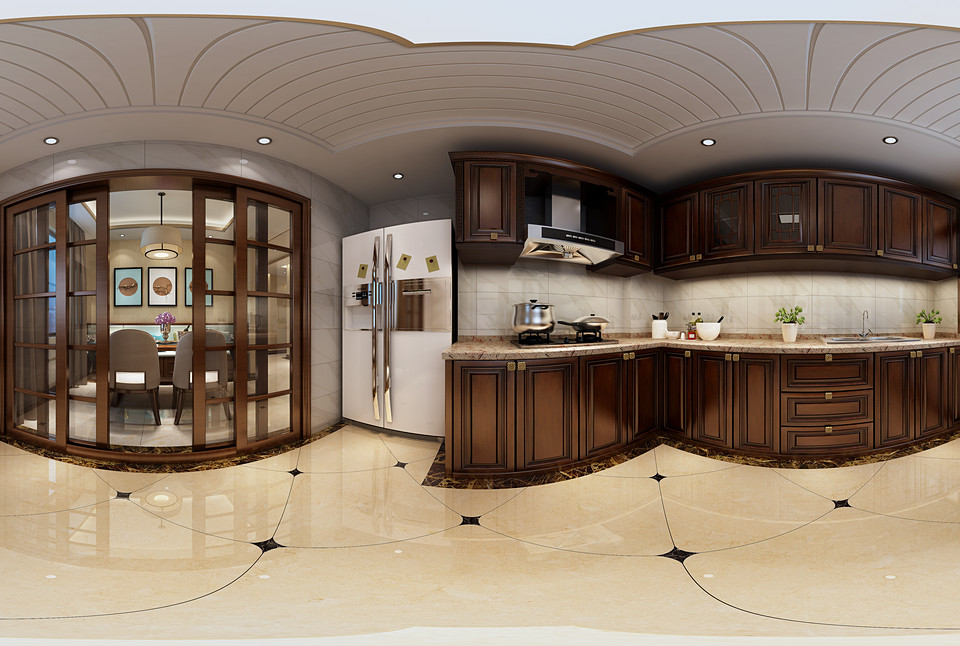 ique Chinese style kitchen with kitchen Space 11