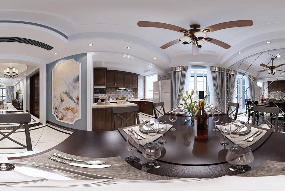 c 360 American Style Restaurant Kitchen Space 03