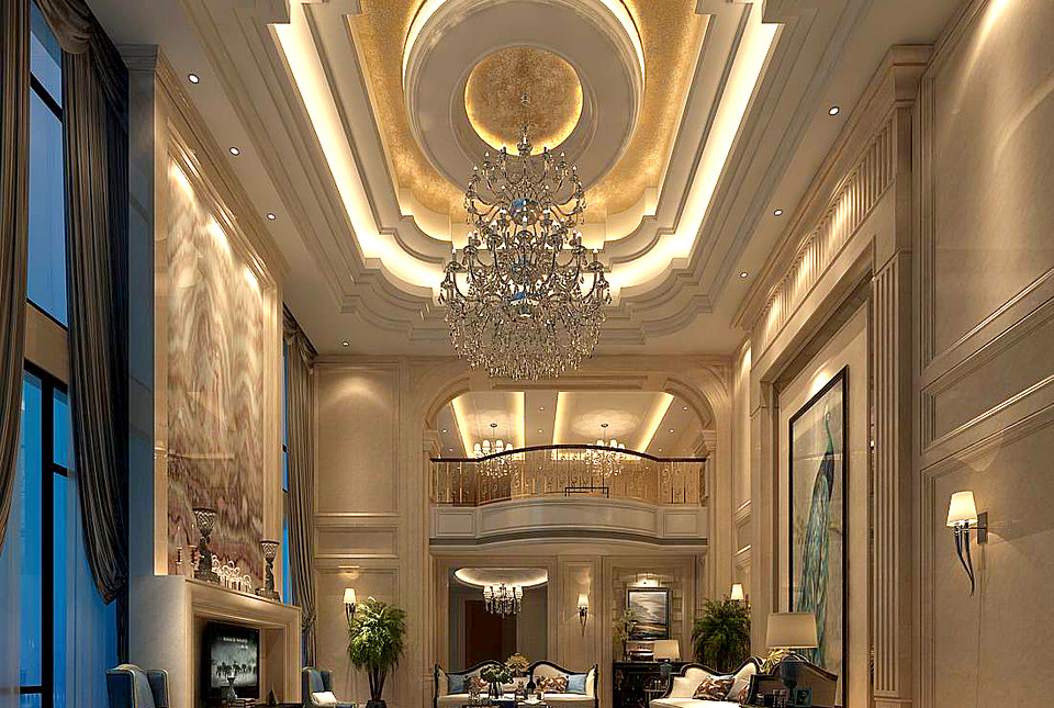 European-style living room design 21