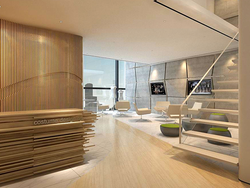 Office meeting room reception hall 09