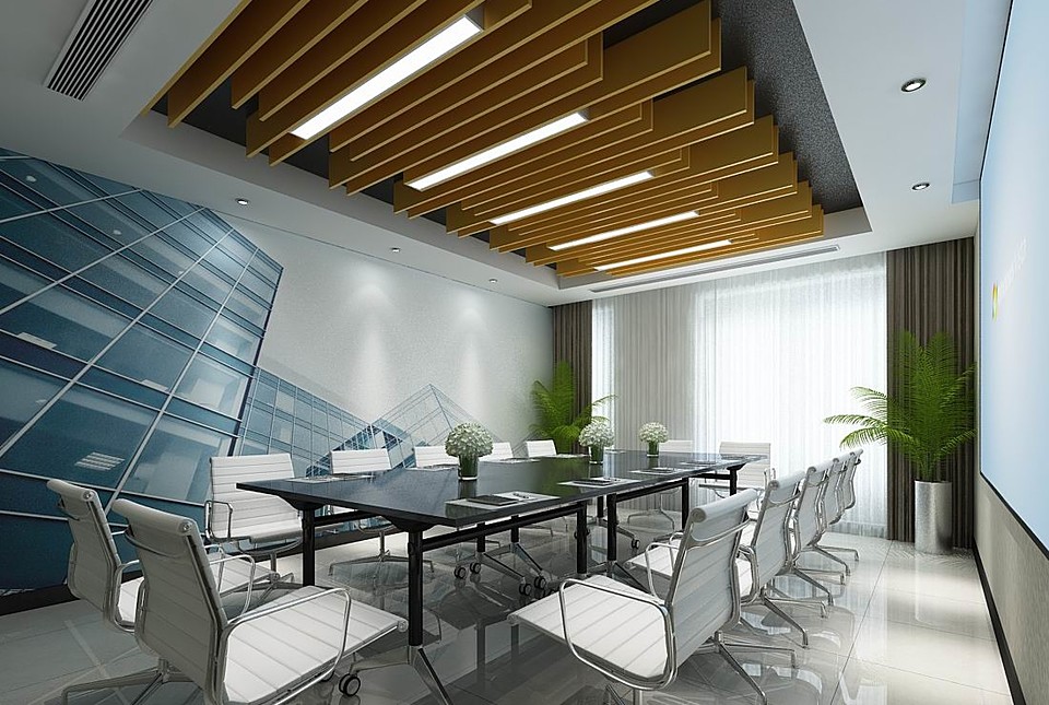 Conference room office reception hall 21